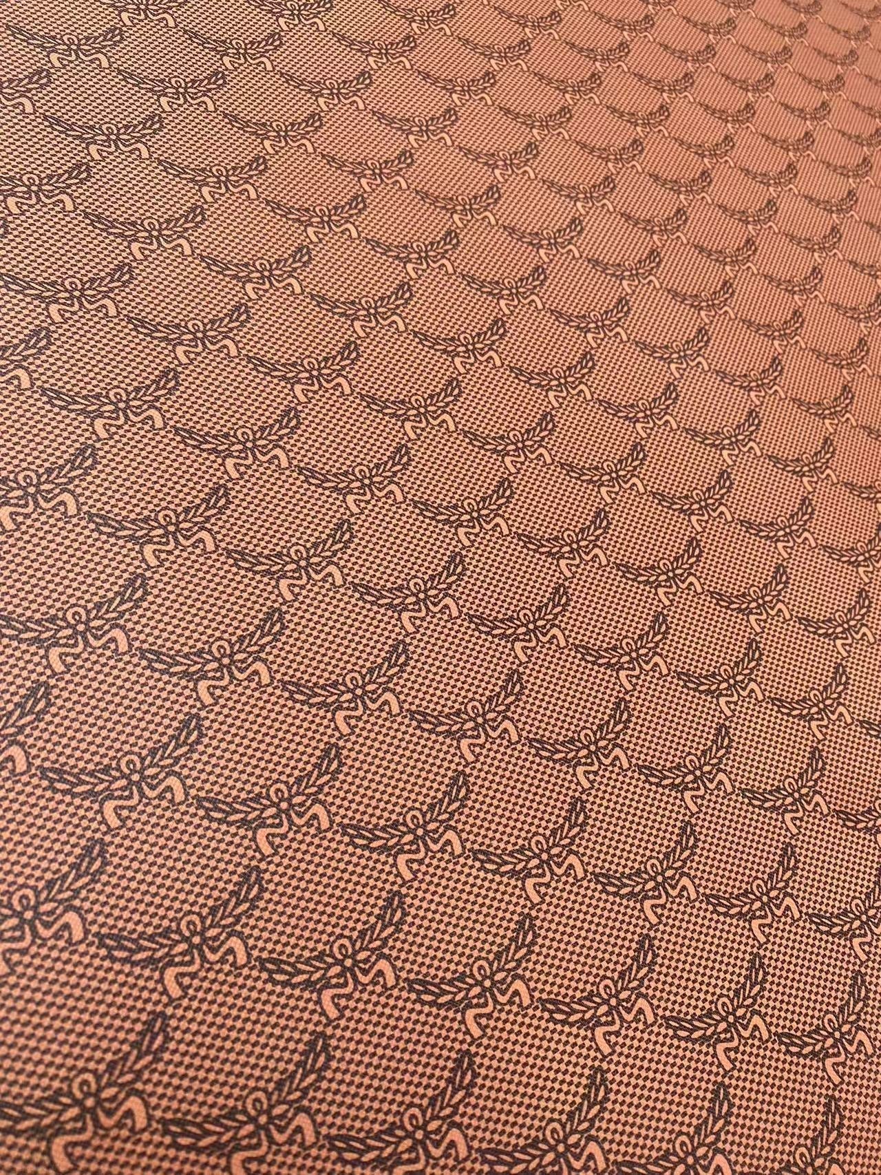Brown New MCM Vinyl Bag Leather for DIY Crafts Handmade Sewing Sneakers ...