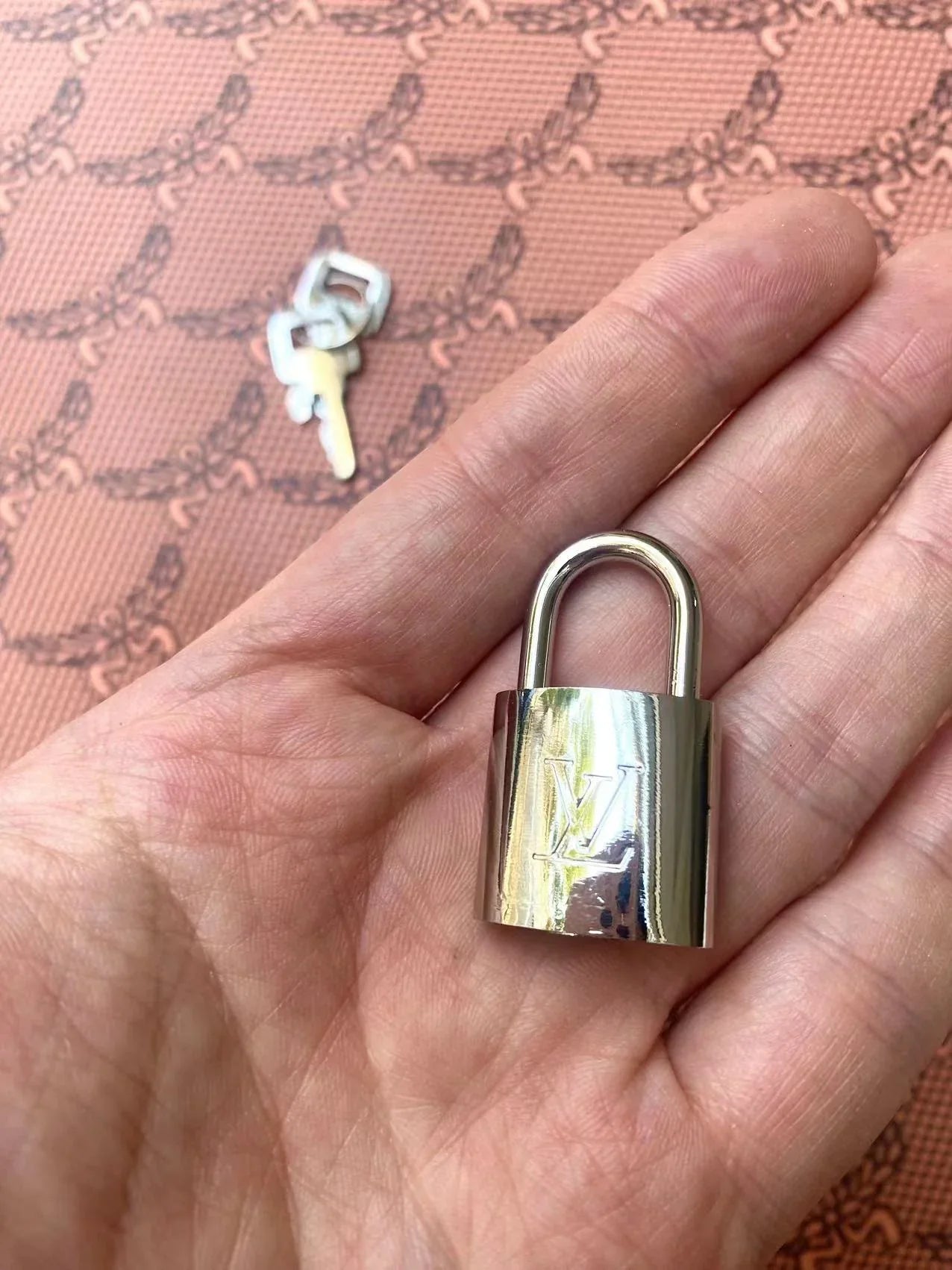 Silver LV Lock for Custom DIY Bag Repair Handmade Accessory – Mono ...