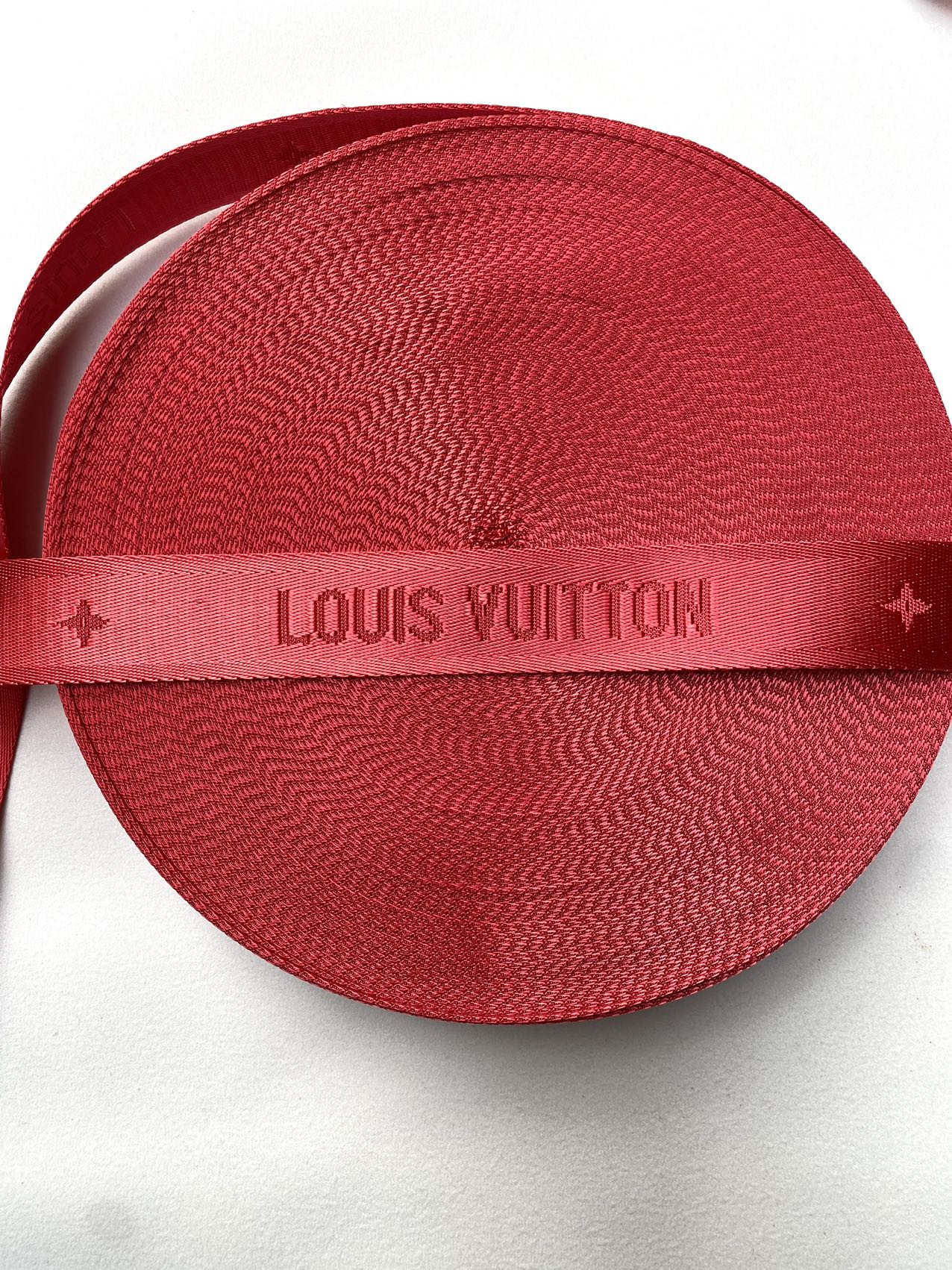 Custom Red LV Straps for Handmade DIY Bag Repair – Mono Fabrics ...