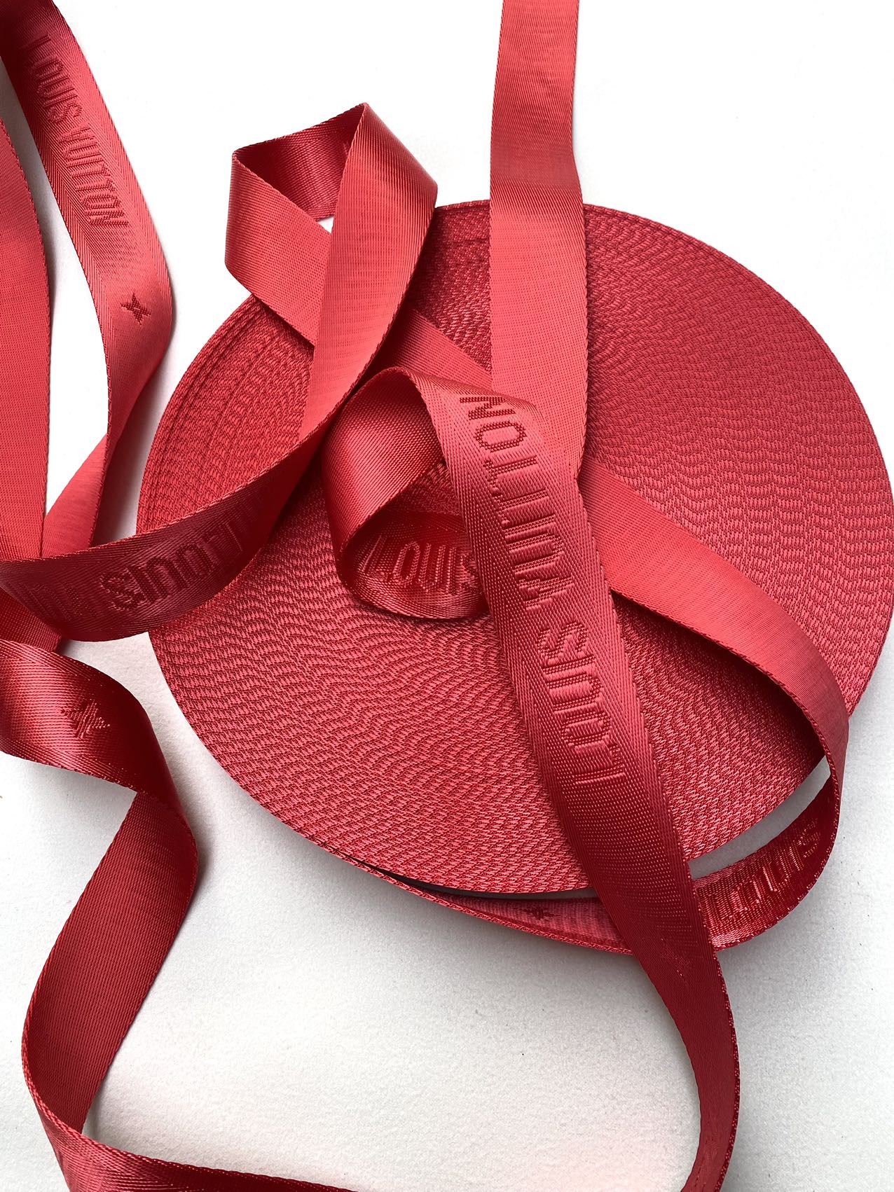 Custom Red LV Straps for Handmade DIY Bag Repair – Mono Fabrics ...