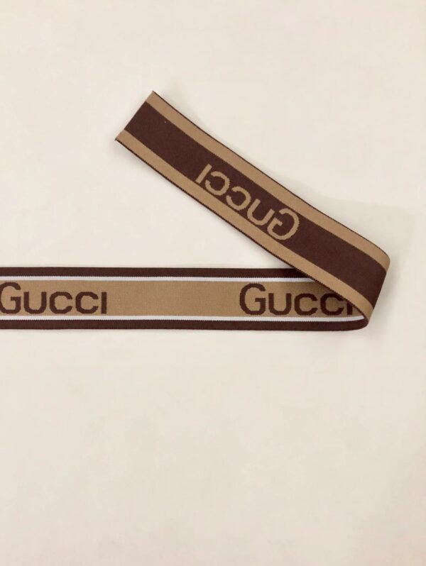 Brown Burgundy Gucci Elastic Band Straps – Mono Fabrics | Premium Fabrics