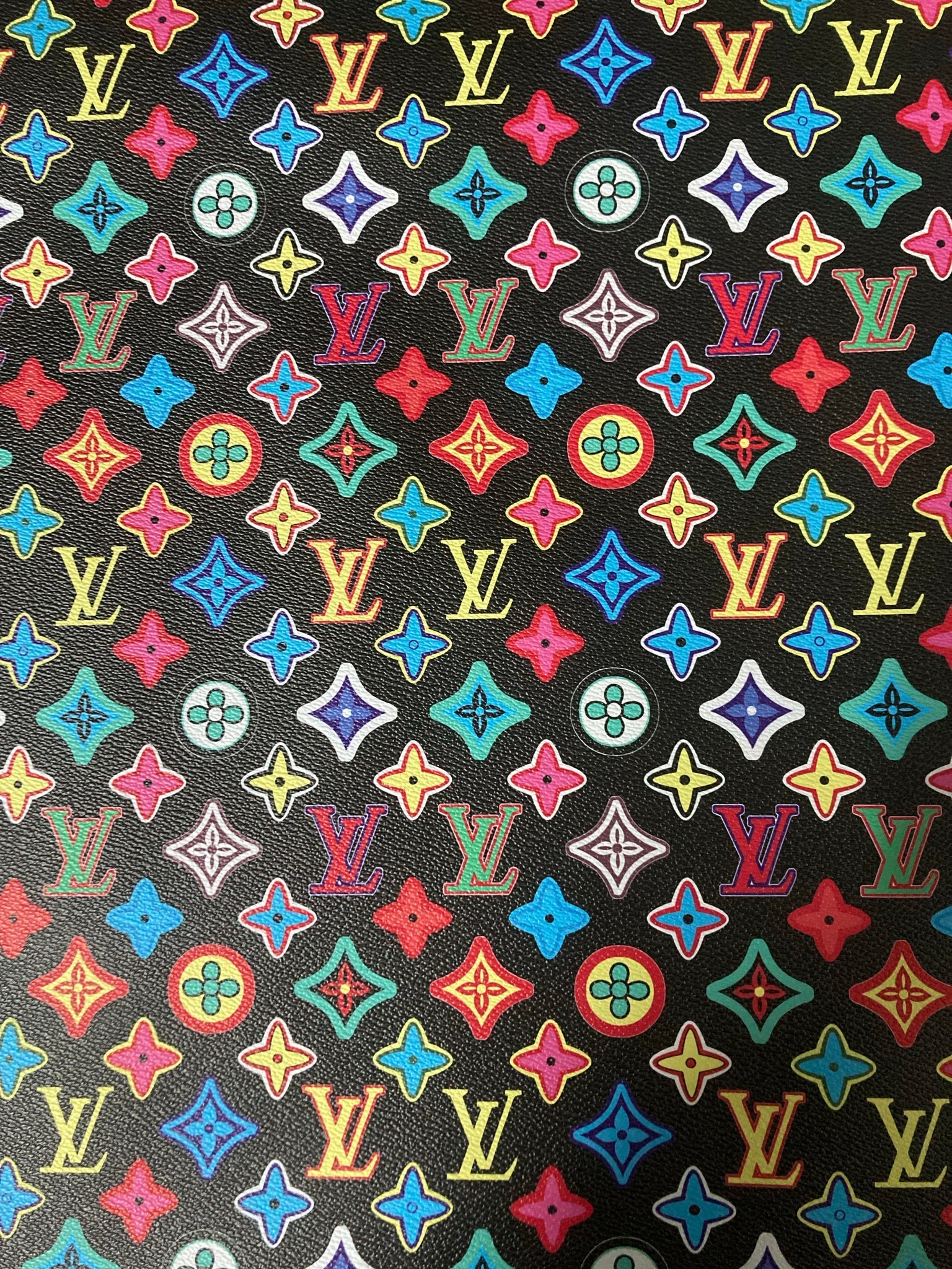 Custom Handmade Vintage Monogram LV Vinyl for Custom Sneakers ...